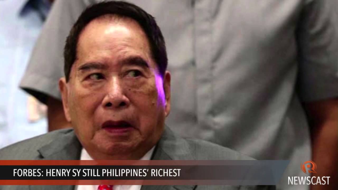 Forbes: Henry Sy still Philippines’ richest - YouTube