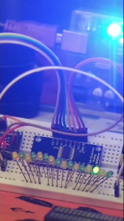 Interfacing CD74HC4067 16-Channel Multiplexer With Arduino #arduino_project - YouTube