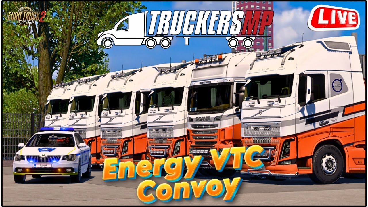 Energy VTC March convoy Featuring Odyssey VTC | Euro Truck Simulator 2 ...