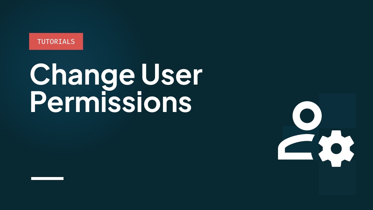 Change user permissions - YouTube