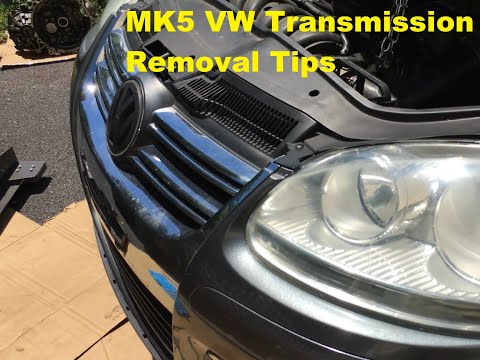 2005-2010 VW Jetta Golf Rabbit MK5 2.5 Manual Transmission Removal Clutch & Flywheel Conversion Tips