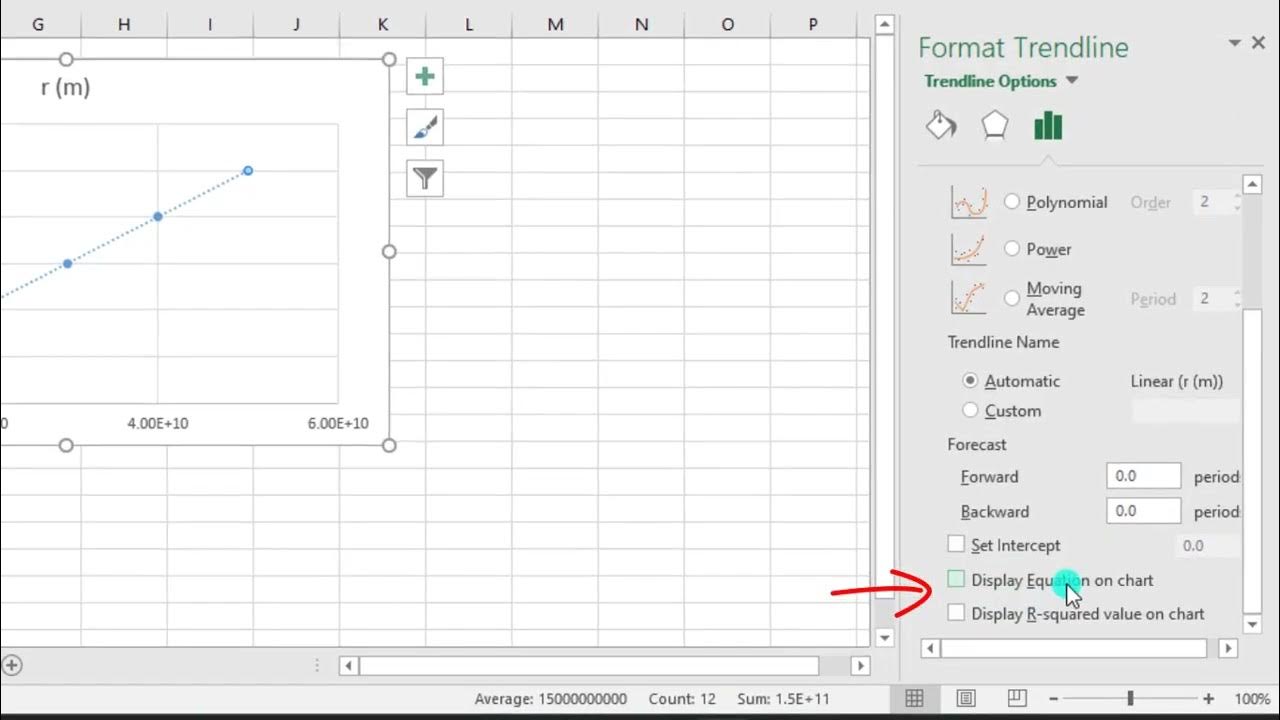 Plot Linear Graph using Excel for Numeracy Skills - YouTube