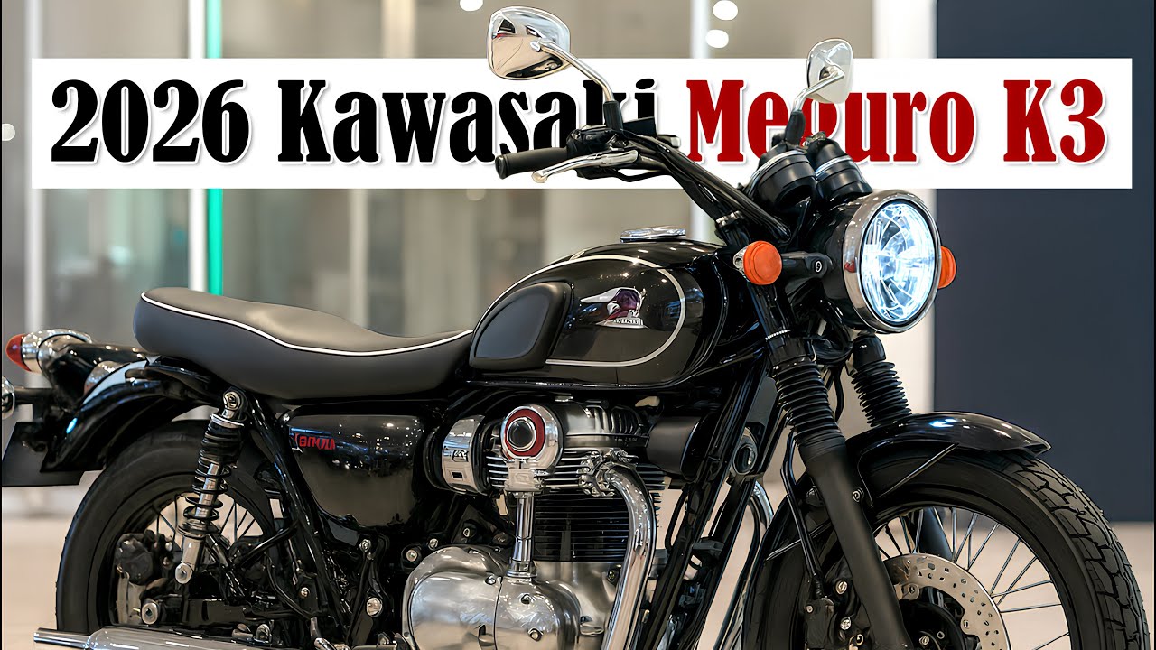 2026 Kawasaki Meguro K3 - A Stunning Blend of Vintage & Modern - YouTube