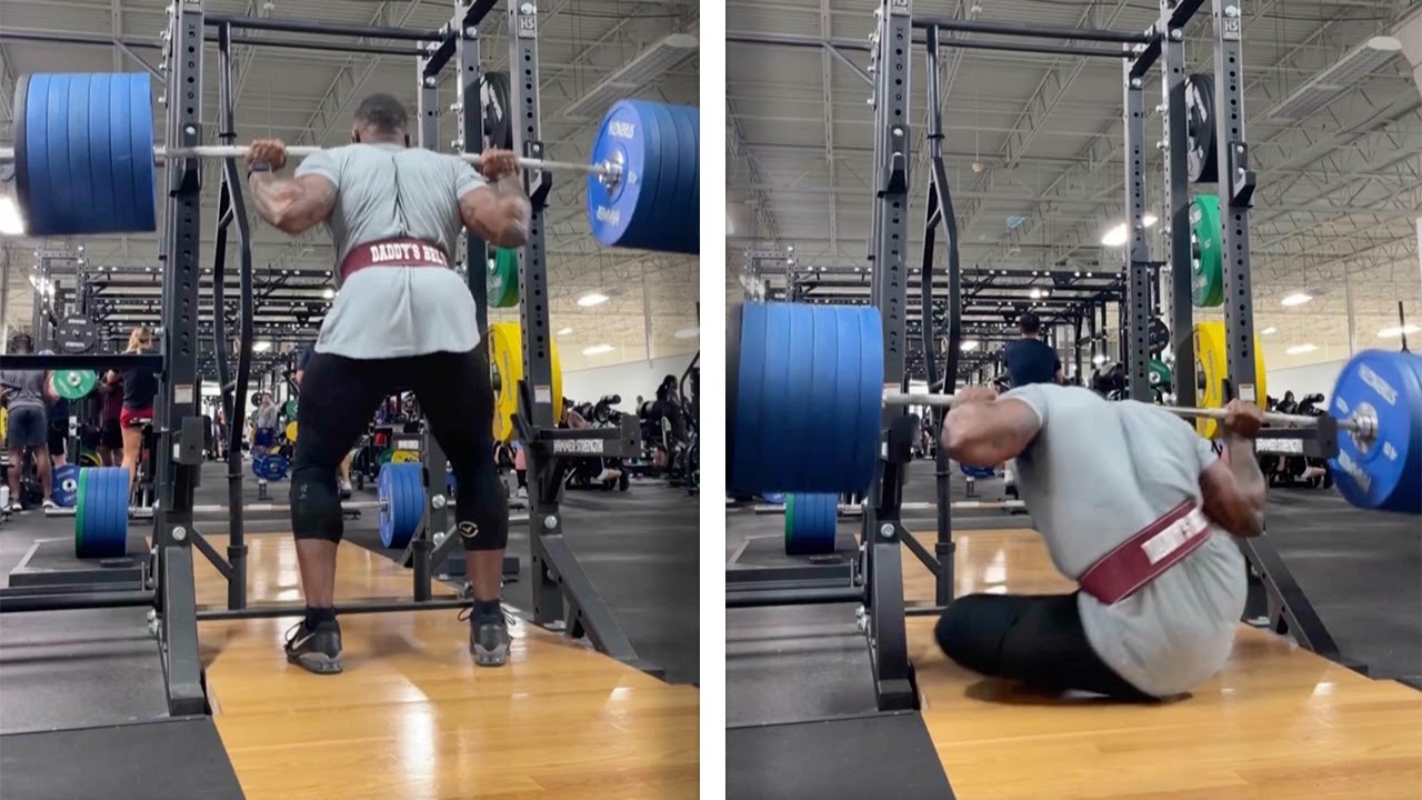 Unlucky Weightlifter Tears Quad When Deadlifting - YouTube