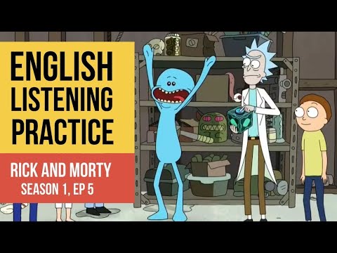 Rick and Morty 1x5 - English listening practice | Listen and Repeat