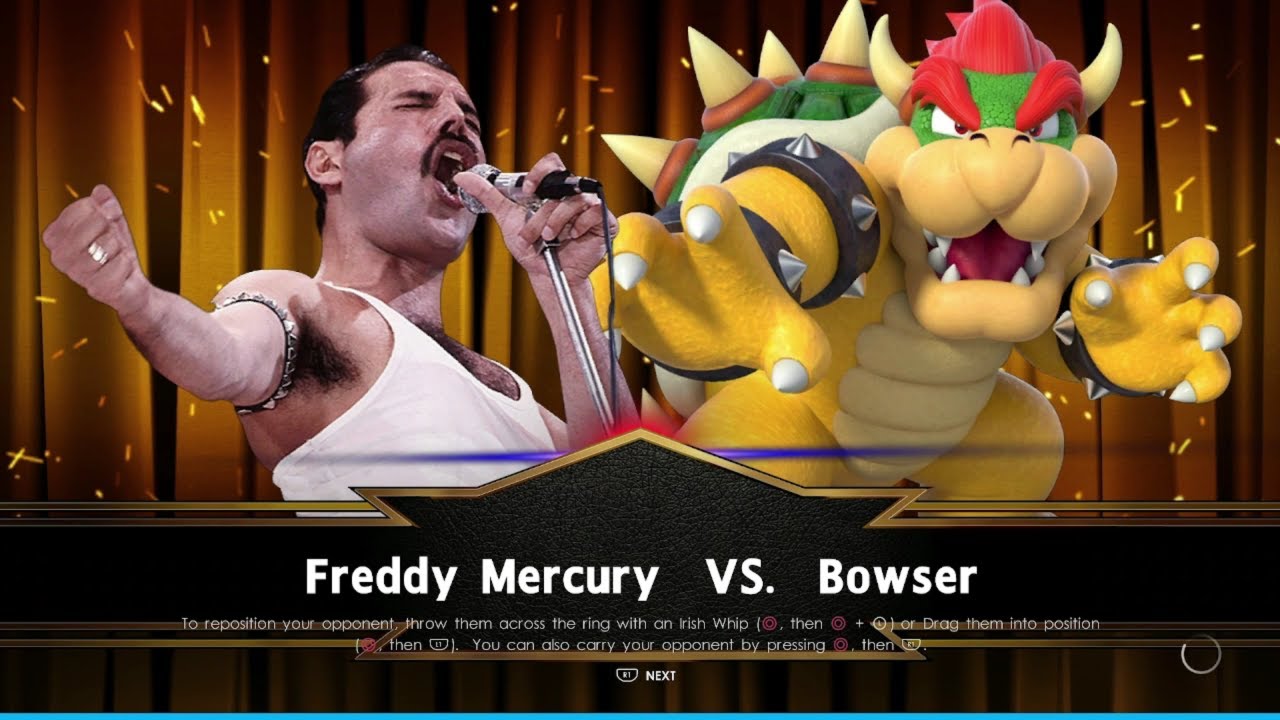 Freddy Mercury vs Bowser (King of the Ring Tourney) - AWS: Freerun ...