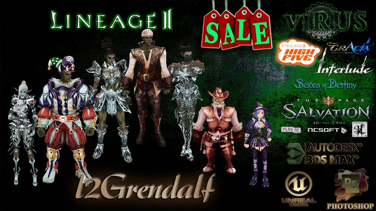 Costumes and Accessories 2. LINEAGE II. For the L2Grendalf server √i®uS ...