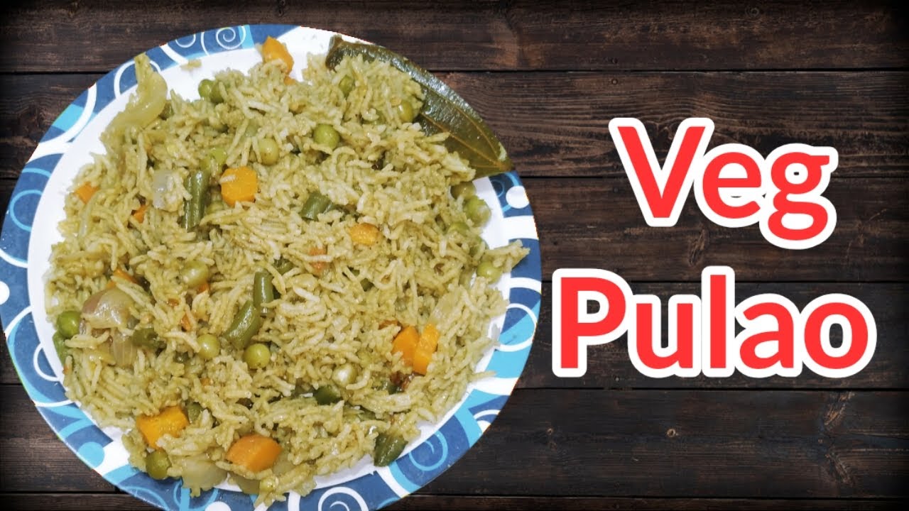Veg pulao recipe/how to make pulao @vidyaadugemane - YouTube