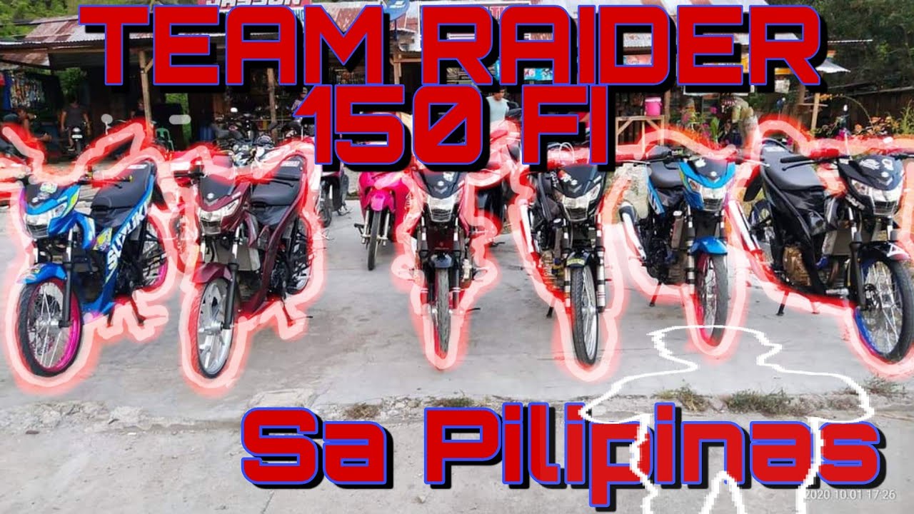 RAIDER 150 FI SET UP TEAM PHILLIPINE - YouTube