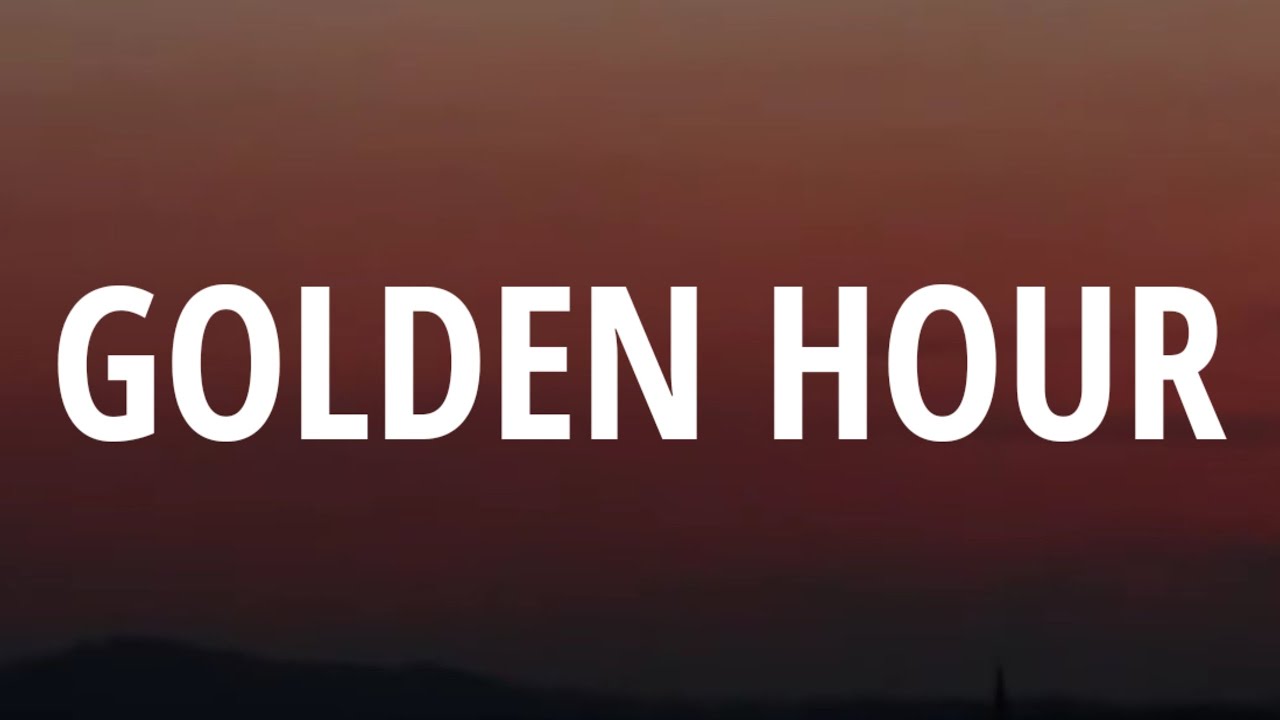 JVKE - golden hour (Lyrics) - YouTube
