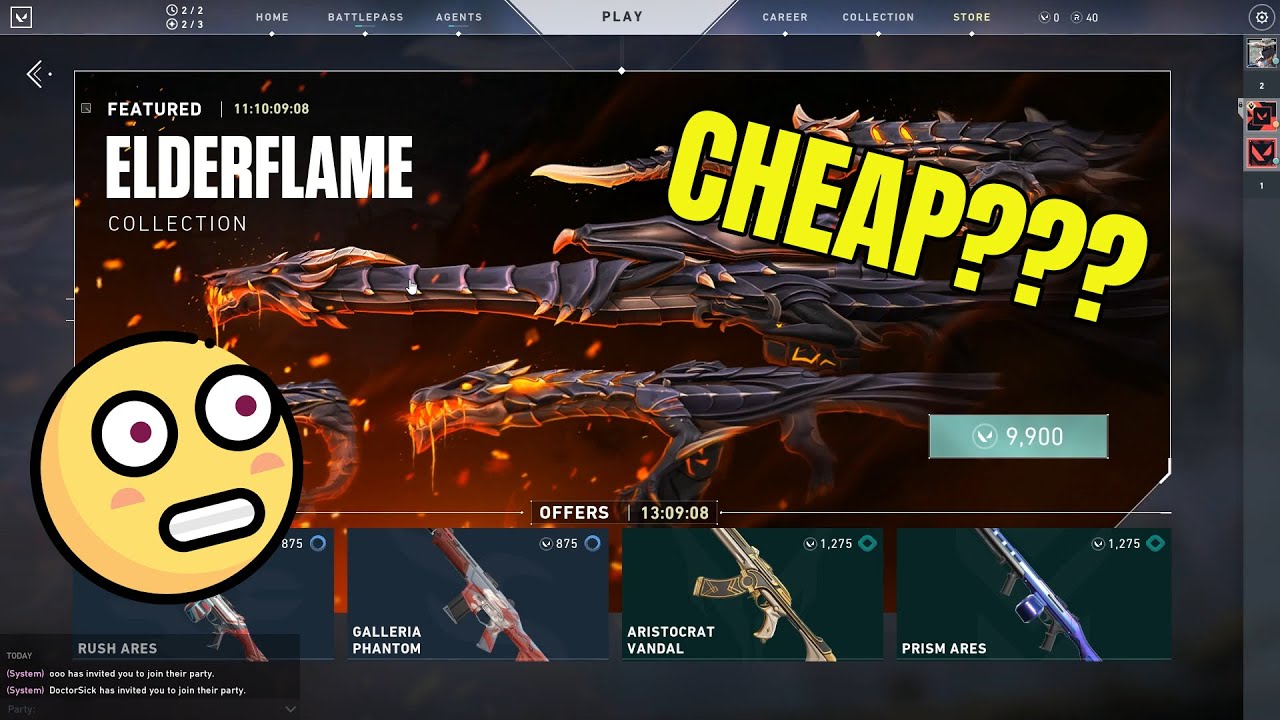 VALORANT UPDATE | ELDERFLAME COLLECTION with PRICE updates. Is it CHEAP ...