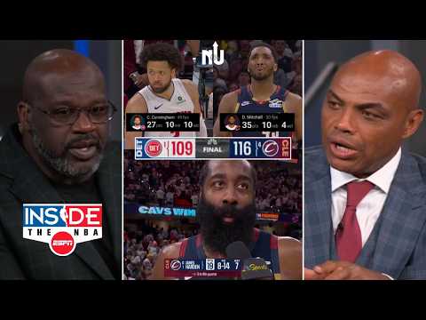 Inside The NBA | The World owe James Harden an APOLOGY! - Shaq on Mitchell & Cavs beat Pistons Gm 3