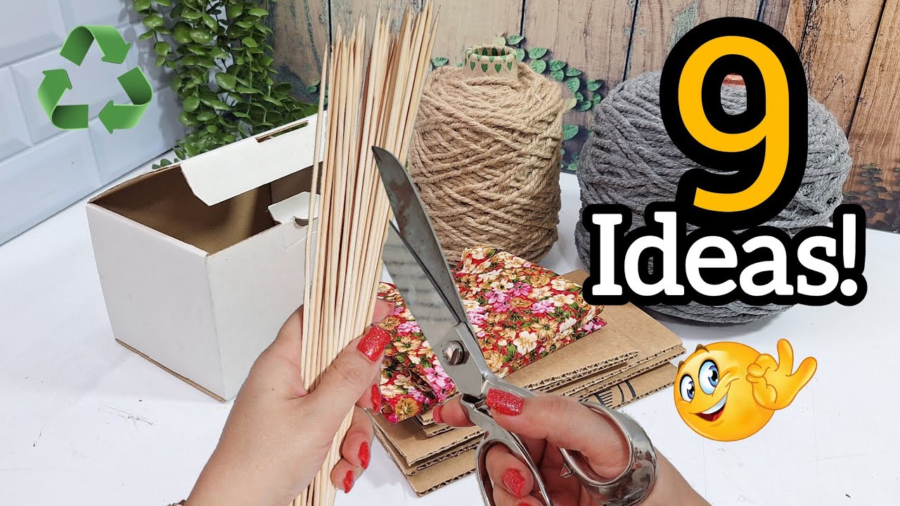 9 ideas for jute crafts (jute rope,cardboard) with your own hands.Easy ...