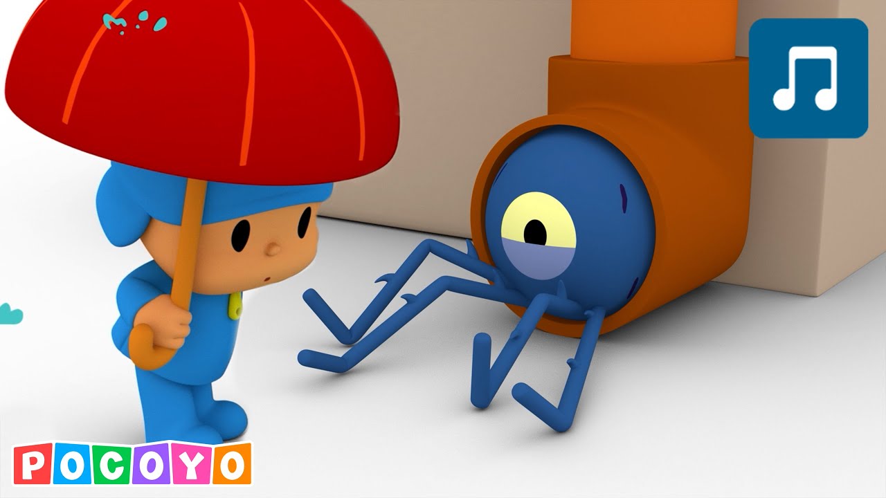 🎶 Pocoyo's viral Itsy Bitsy Spider! | Nursery Rhymes & Singalong ...