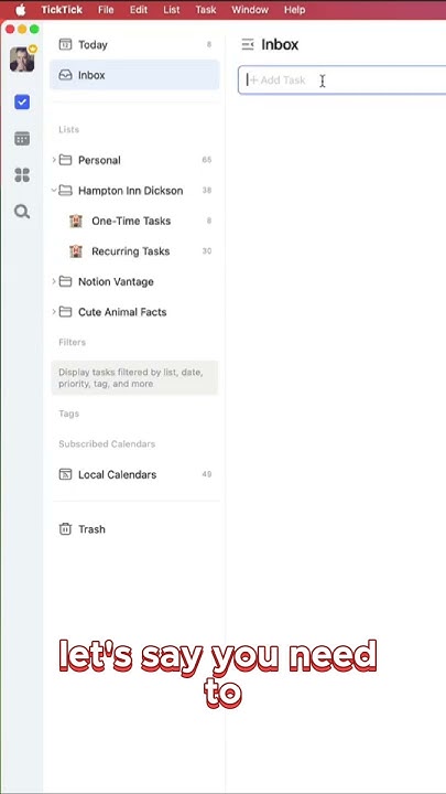 Step-by-step Guide to Adding Tasks in TickTick - YouTube