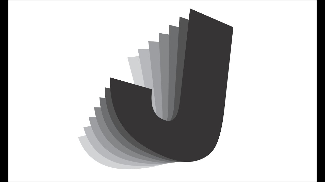Alphabetical Logo Design J - YouTube