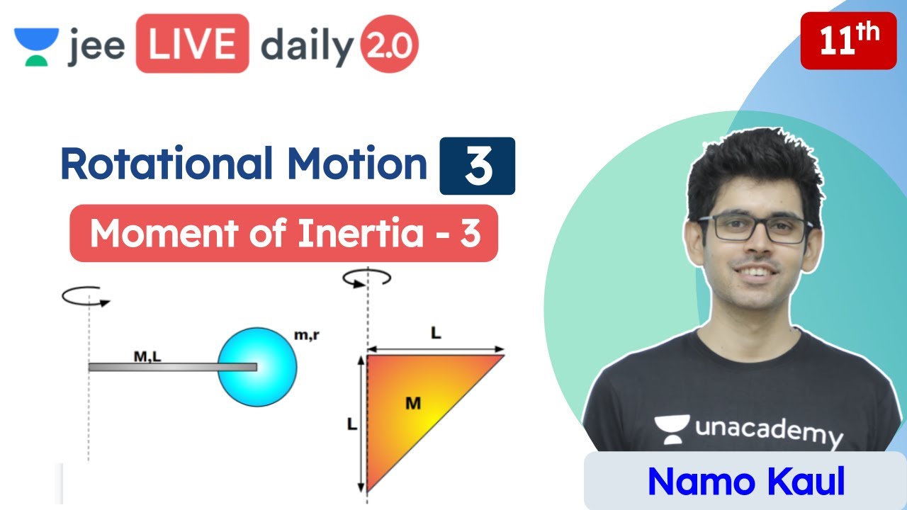 JEE: Rotational Motion L3 | Moment of Inertia | Class 11 | Unacademy ...