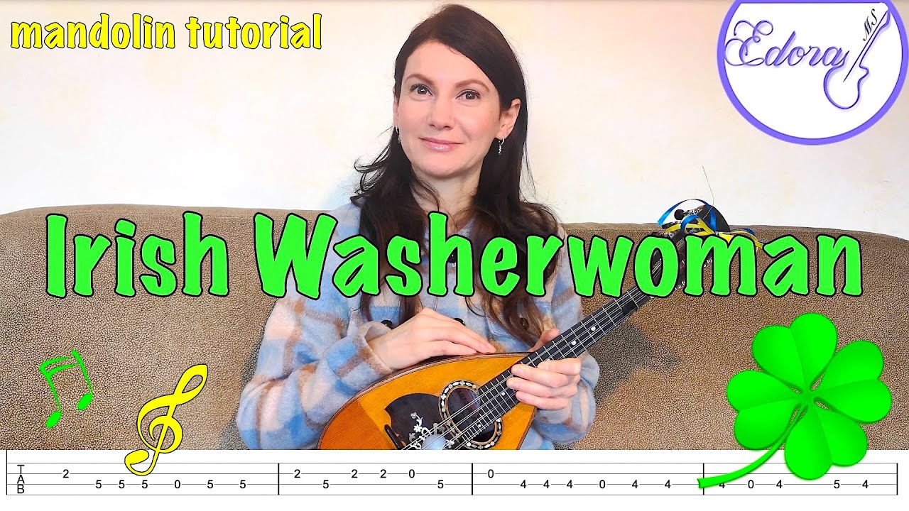 The Irish Washerwoman Mandolin Tutorial with On-Screen TAB + TAB PDF ...