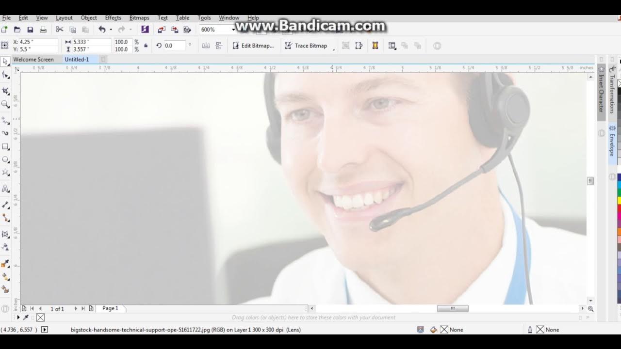 Transparency in corel draw - YouTube