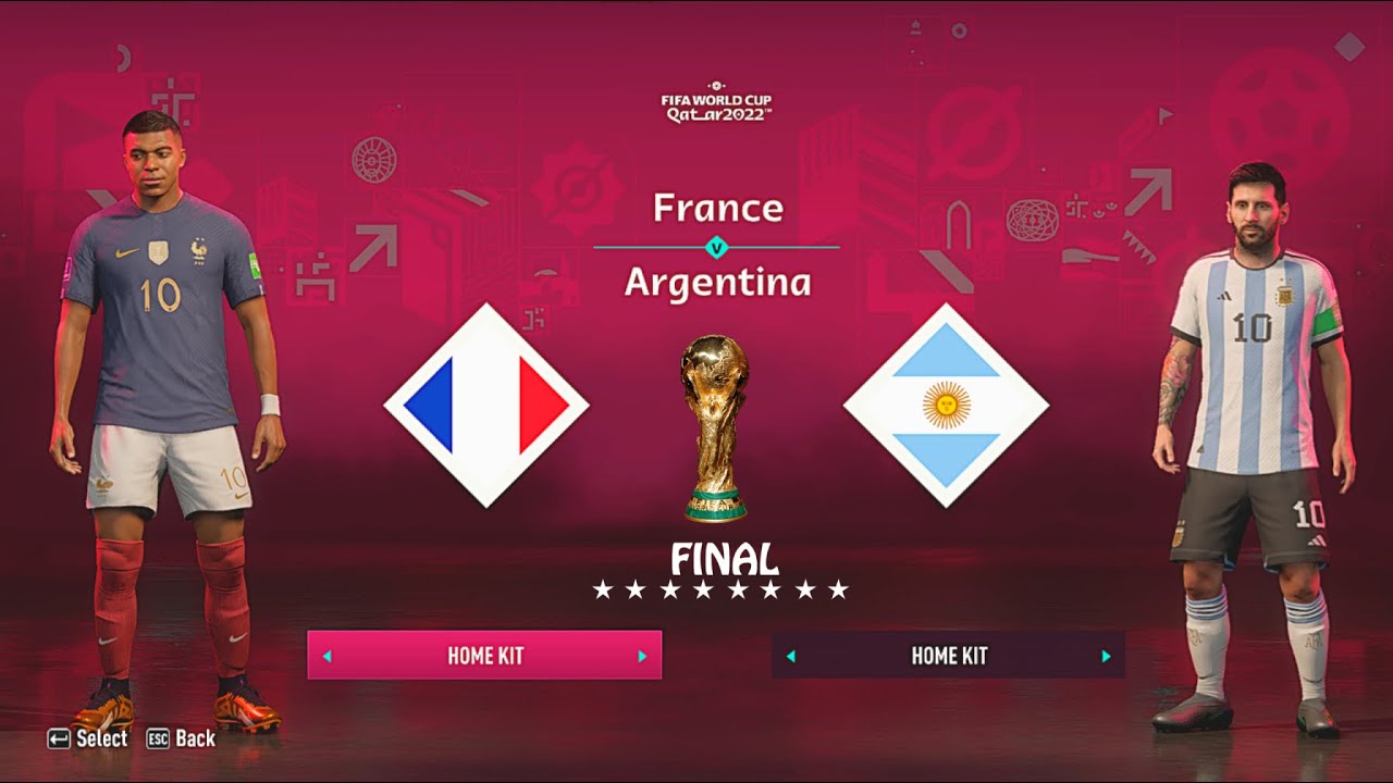 FIFA 23 - France Vs Argentina - FIFA World Cup 2022 Qatar | Final | PS5 ...
