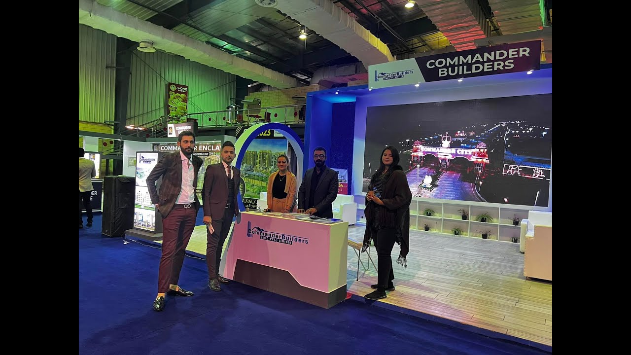 Commander Builders City Property Expo 2023 | Lowest Housing Scheme | Ayesha Umer - YouTube