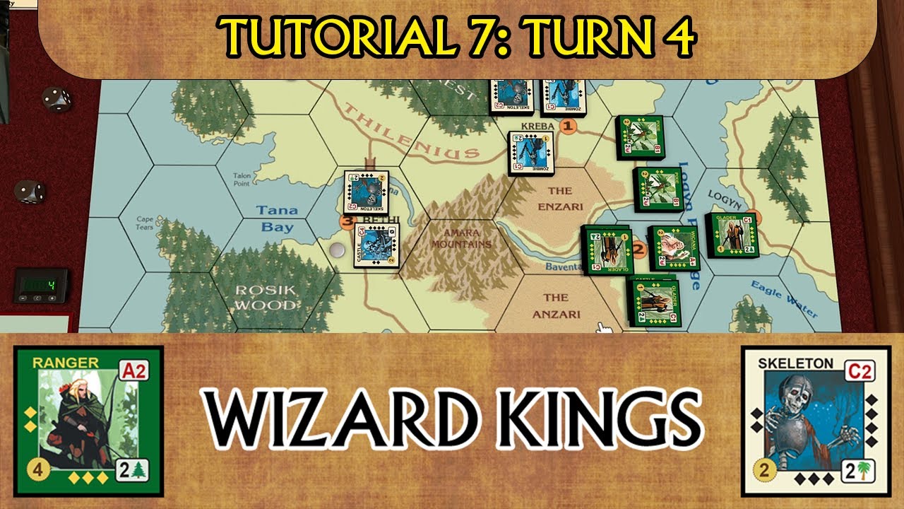 Wizard Kings Tutorial 7: Turn 4 - YouTube