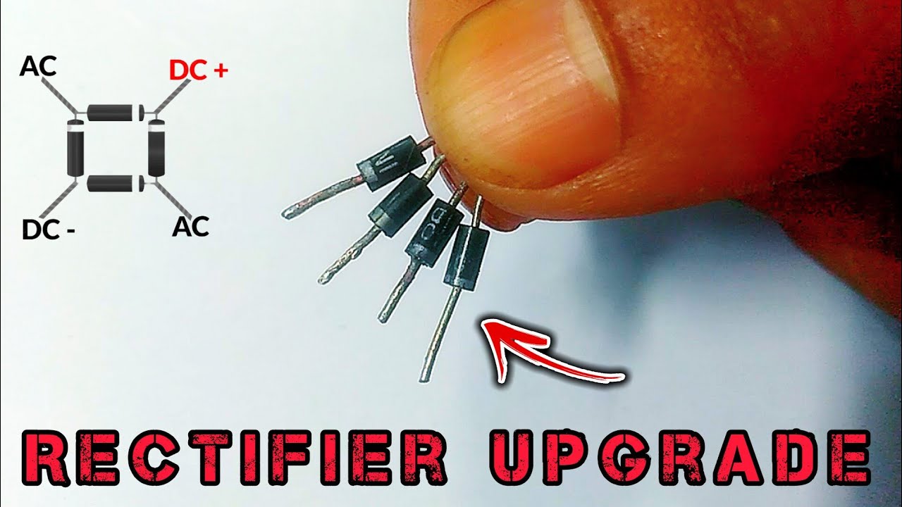 How To Make Bridge Rectifier At Home | AC To DC Current - YouTube