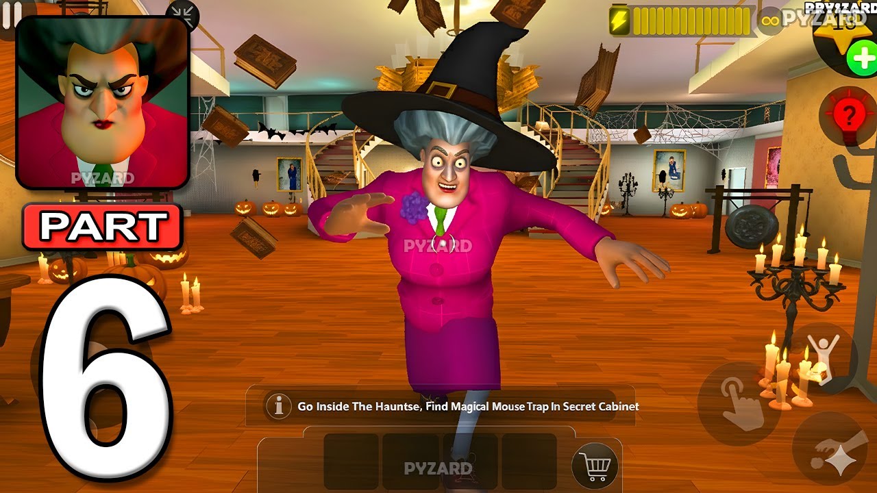 Scary Teacher 3D - Gameplay Walkthrough Part 6 - New Halloween Levels ...