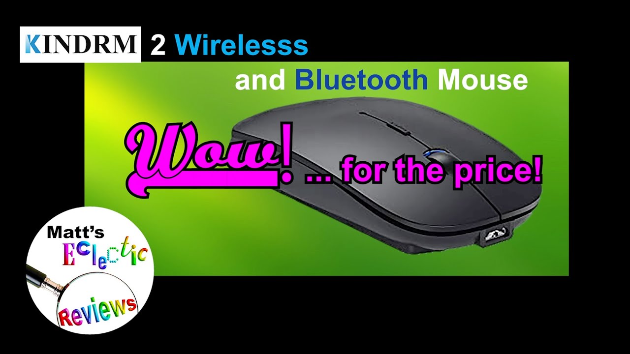 Best multi-purpose rechargeable wireless mouse we've found - YouTube