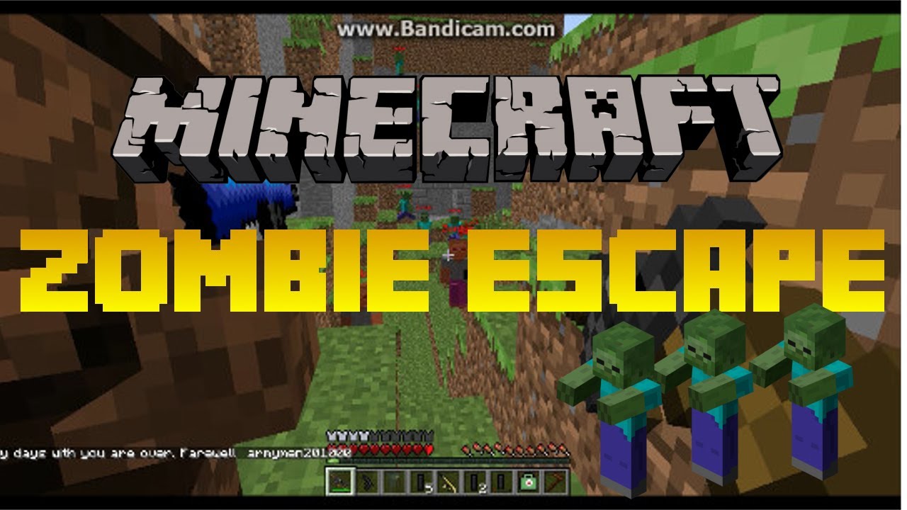 Minecraft: Zombie escape - YouTube