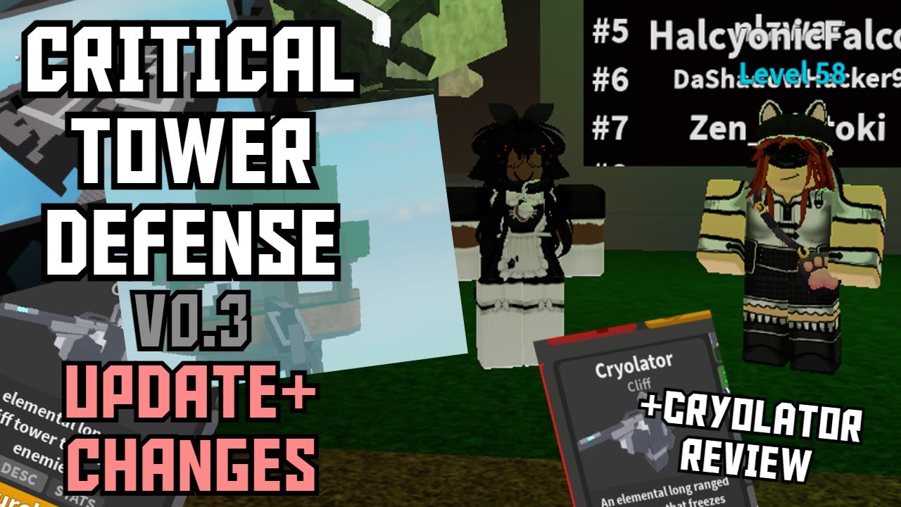 Critical Tower Defense v0.3 | Review + Changes & Cryolater Tower Review ...