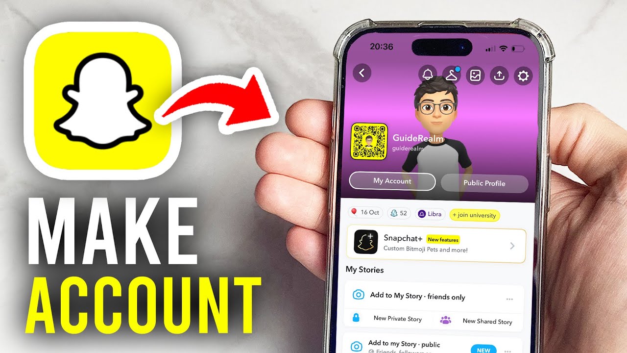 How To Make A Snapchat Account - Full Guide - YouTube