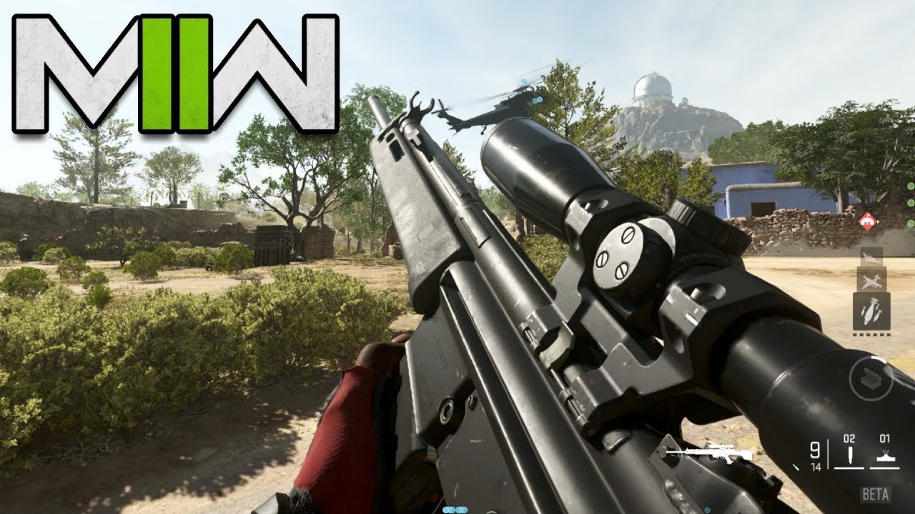 HK PSG-1 (LM-S) in Modern Warfare II Open BETA Gameplay - YouTube