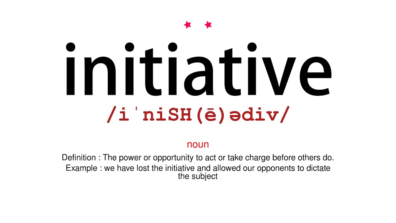 How to pronounce initiative - Vocab Today - YouTube