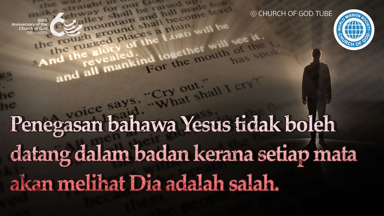 Penegasan Paslu: Yesus Tidak Boleh Datang dalam Badan Kerana Setiap ...