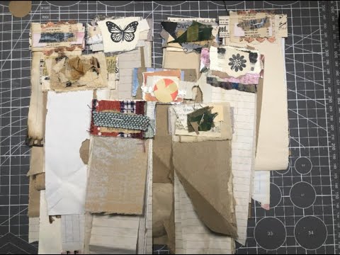 Creating scrappy notepads from bigger pieces of scrap - YouTube