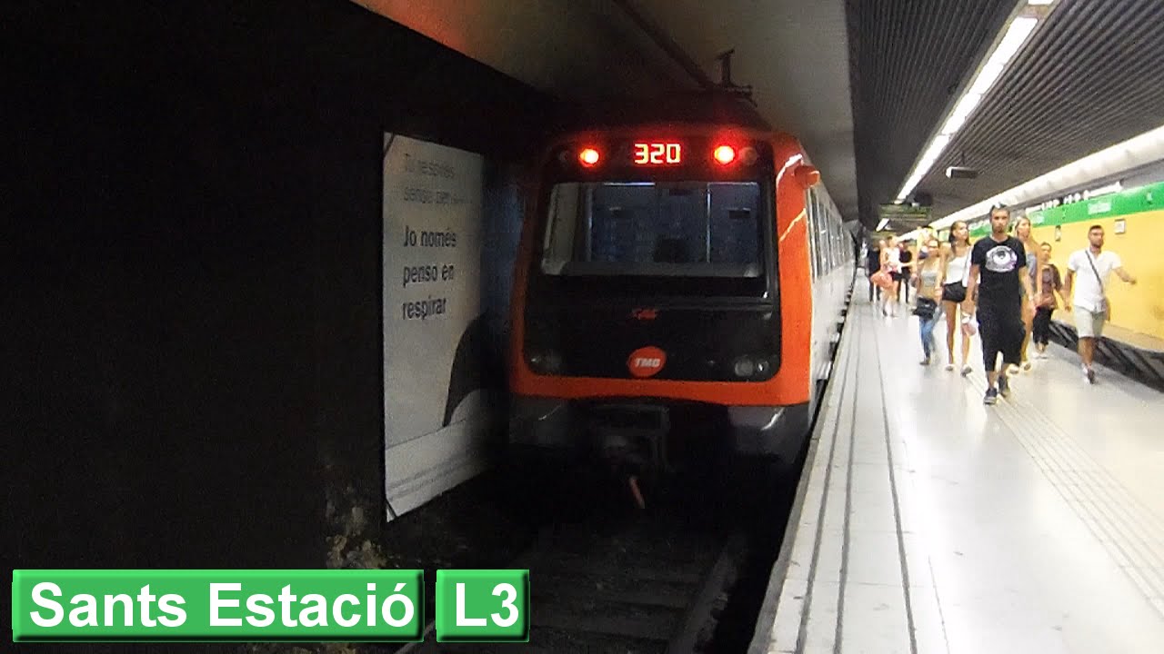 Sants Estació L3 : Metro de Barcelona ( TMB 3000 - 5000 ) [2015] - YouTube