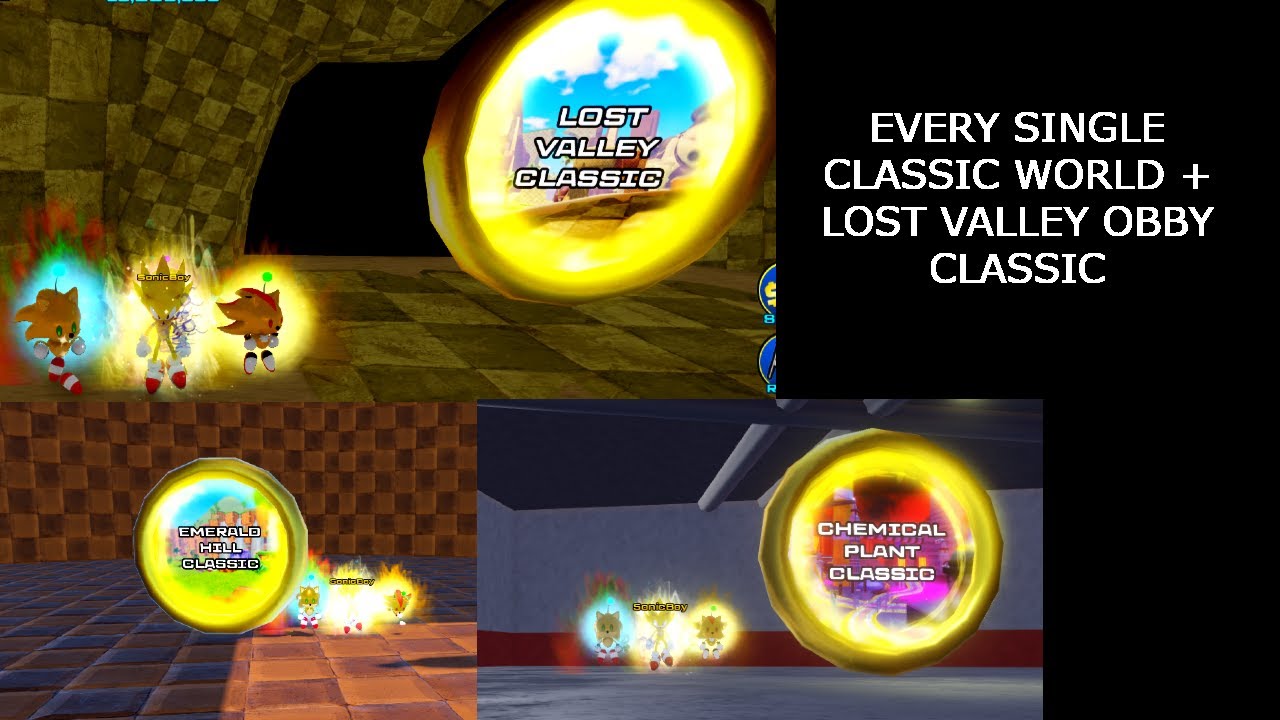 HOW TO GET TO EVERY CLASSIC WORLD IN SONIC SPEED SIMULATOR (I FOUND ...