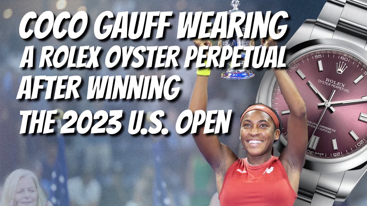 COCO GAUFF WEARS ROLEX? - YouTube
