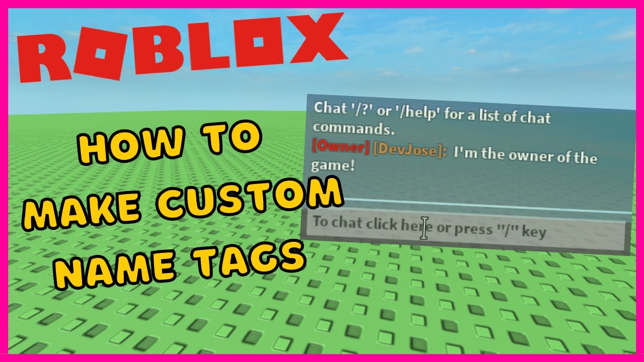 How To Make Custom Name Tags (ROBLOX STUDIO SCRIPTING TOTURIAL) - YouTube