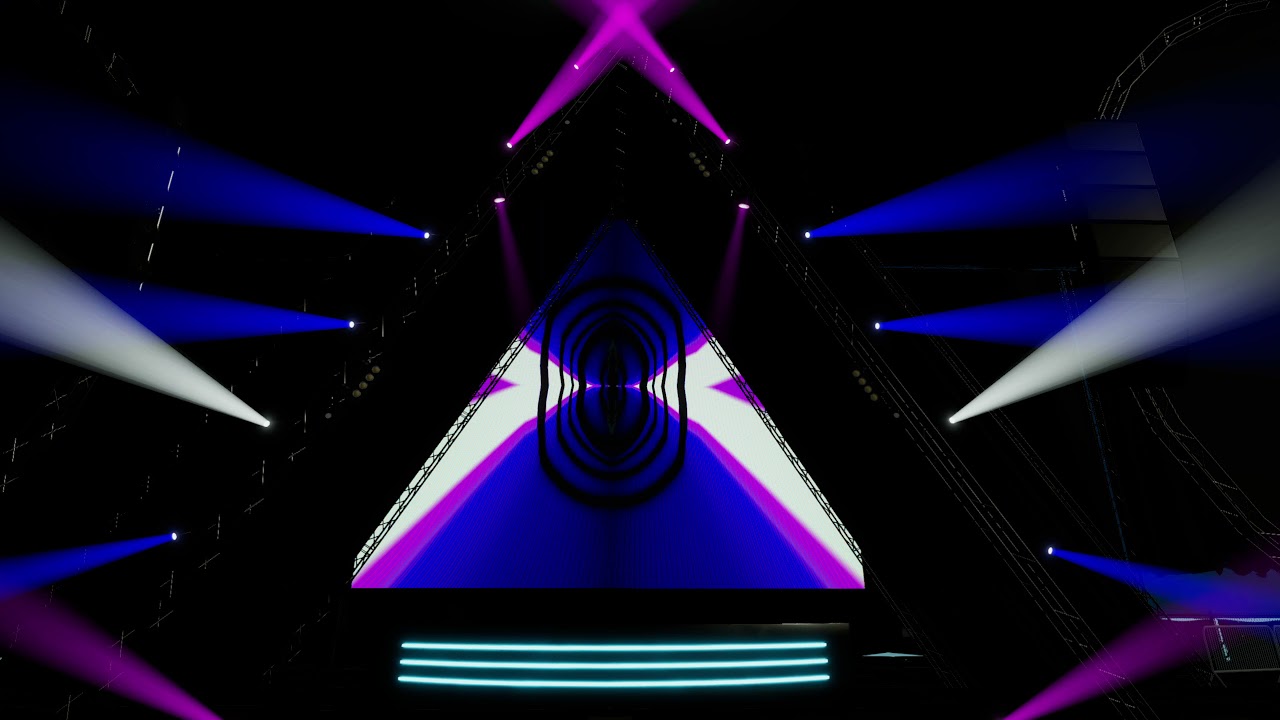 Light Show Stage DJ Background Disco Lights Live Scene Stroboscope ...