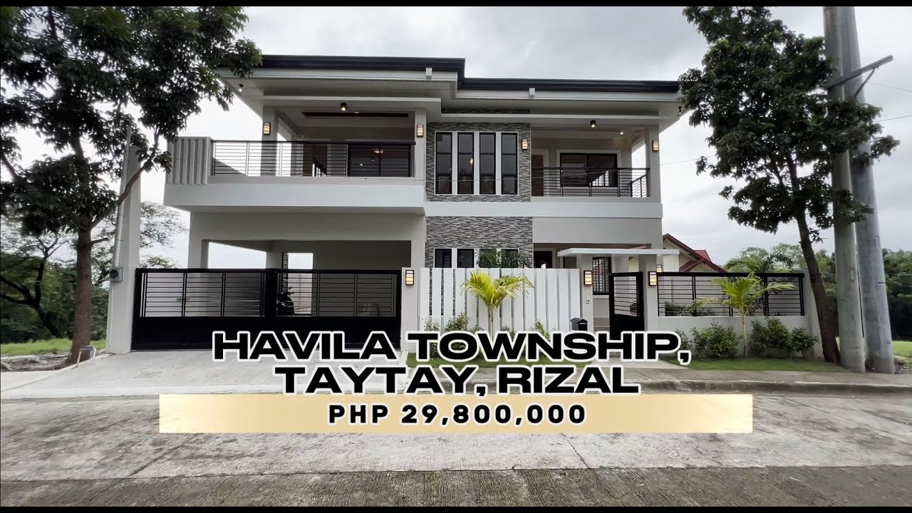 Contemporary House for Sale in Havila Township, Taytay, Rizal near ...