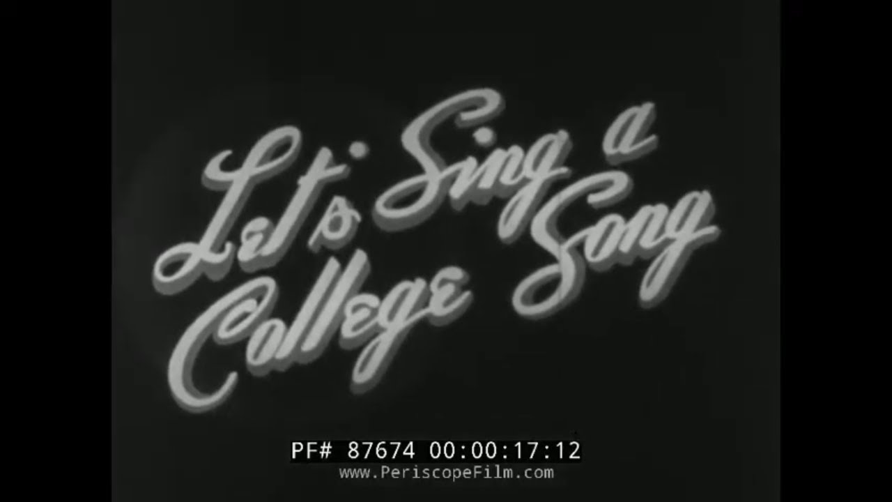 LET’S SING A COLLEGE SONG ” 1940s UNIVERSITY OF NOTRE DAME, BERKELEY ...