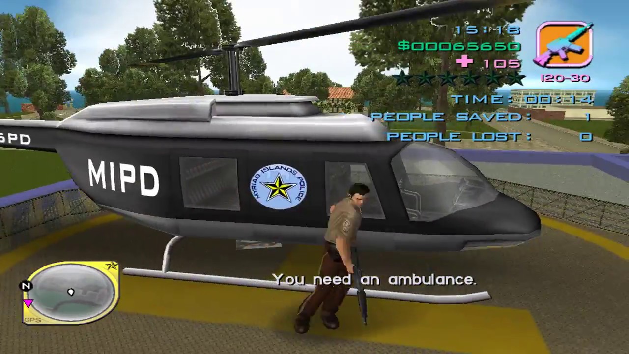 Grand Theft Auto - GTA Myriad Islands (helicopter) helicopter Mission ...