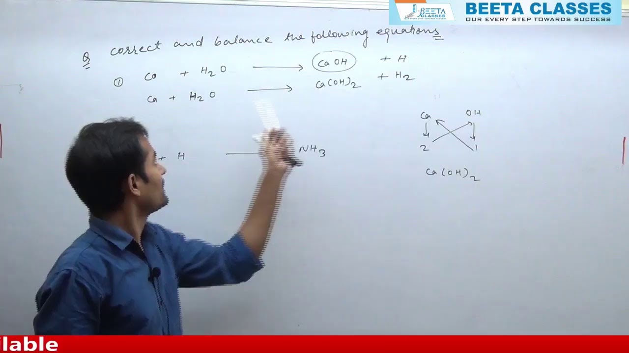 CHEMICAL REACTION LECTURE 4 BY ABHIMANYU SIR Amarendra kumar's Beeta classes Live Stream - YouTube