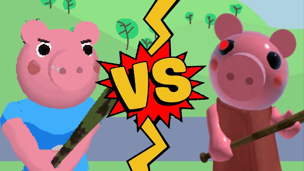 M.U.G.E.N Battles | George Piggy vs Piggy - YouTube