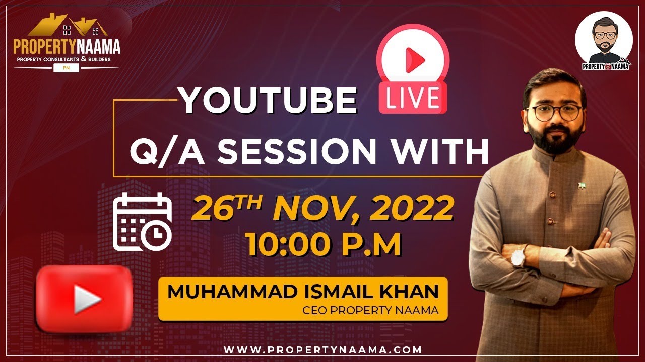 M Ismail CEO Property Naama is LIVE for Q/A Session | 26 Nov 2022 | Ask ...