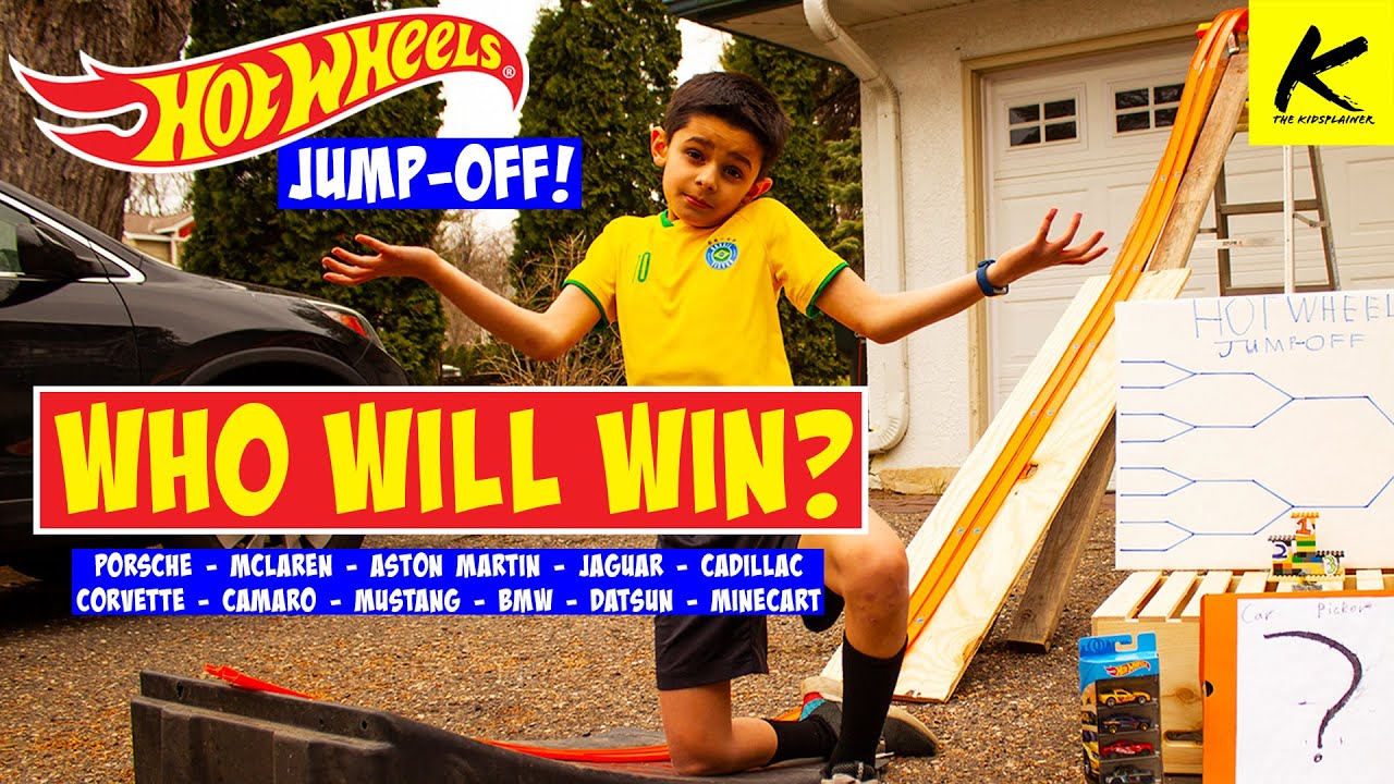 HOT WHEELS JUMP-OFF!! - Epic Kid Challenge - YouTube