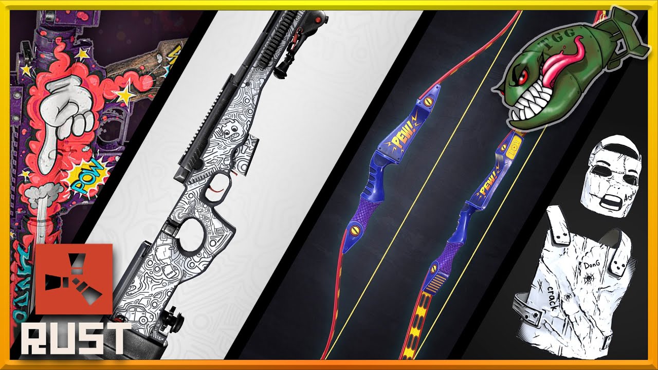 Rust Top Skins | November 2021 Week 2- Banger LR, Toy Bow, Doodle L96, Ducky Cap #163 (Skin ...