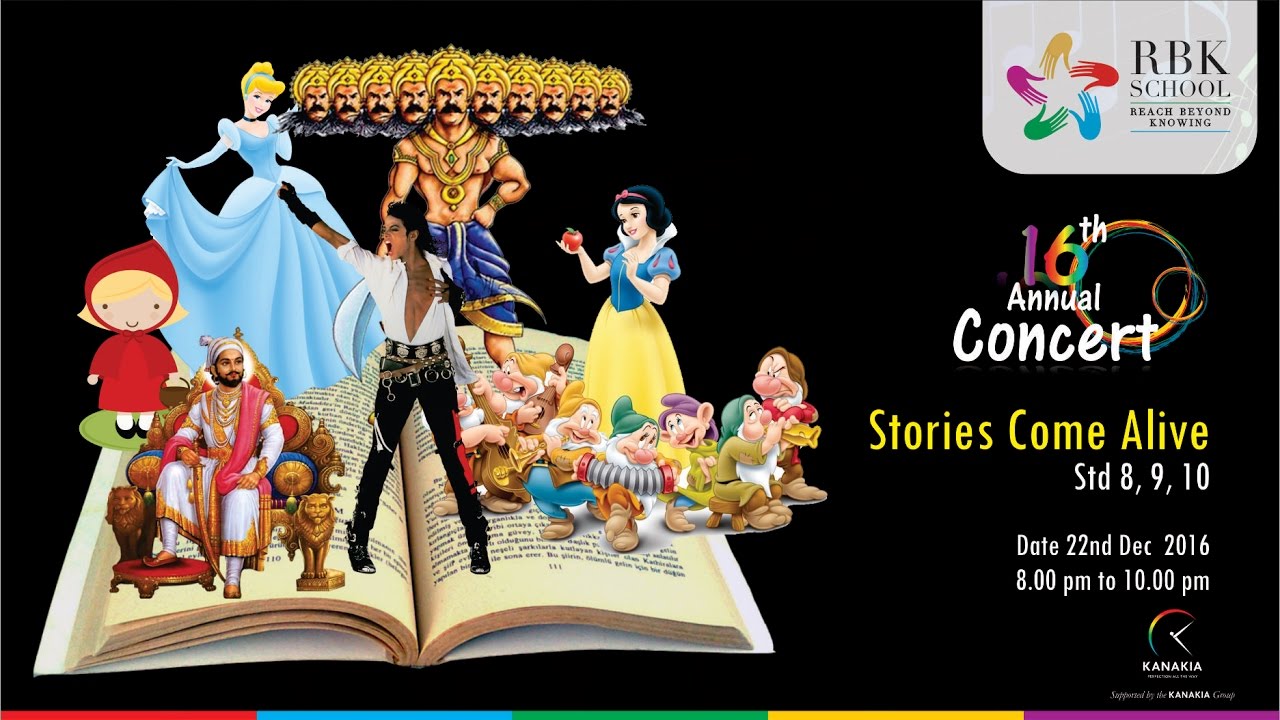 16th Annual Concert : Stories Come Alive (Grade 8, Grade 9 & Grade 10 ...